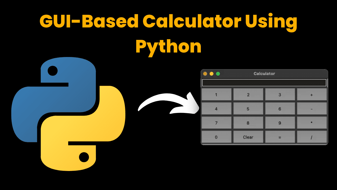 Gui Based Calculator Using Python With Source Code Codewithcurious 3458