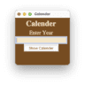 Graphical User Interface Calendar using python With Source Code - CodeWithCurious