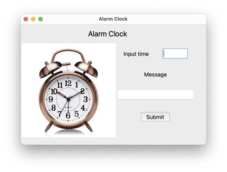 Gui Alarm Clock Using Python With Source Code Codewithcurious