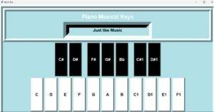 Creating GUI Piano Using Python With Source Code - CodeWithCurious