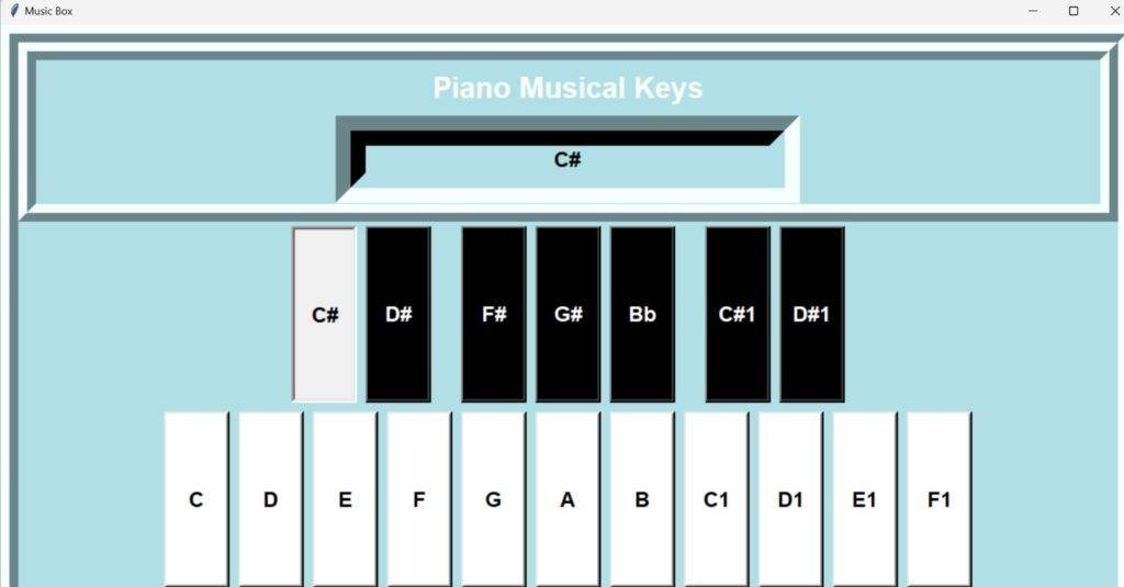 Creating GUI Piano Using Python With Source Code - CodeWithCurious Creating GUI Piano Using Python With Source Code - CodeWithCurious