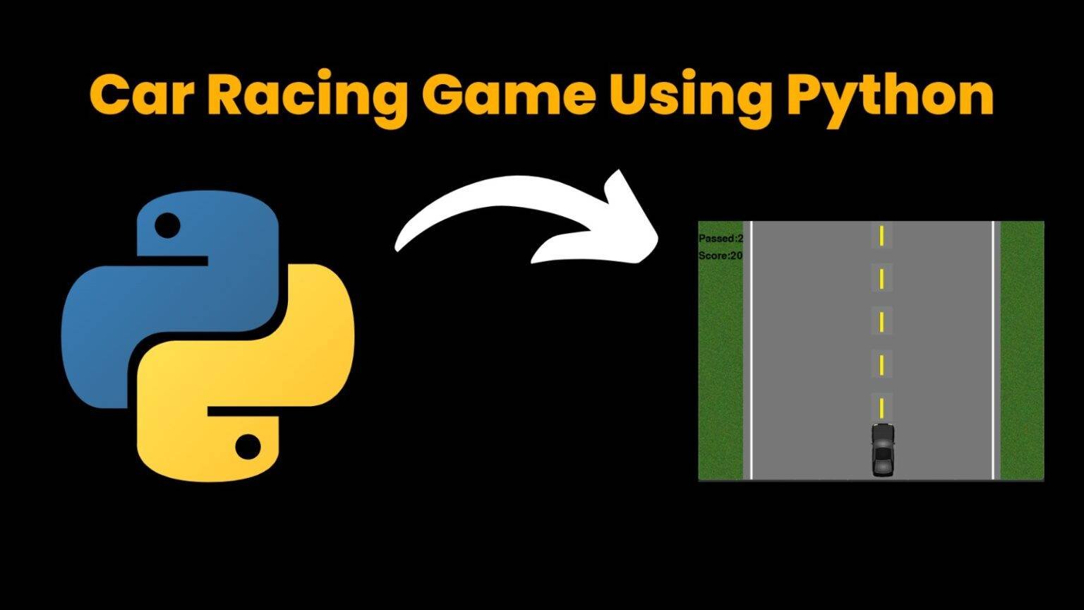Car Racing Game Using Python Codewithcurious