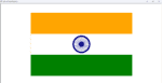 Make an Indian Flag using Turtle Python With Source COde - CodeWithCurious