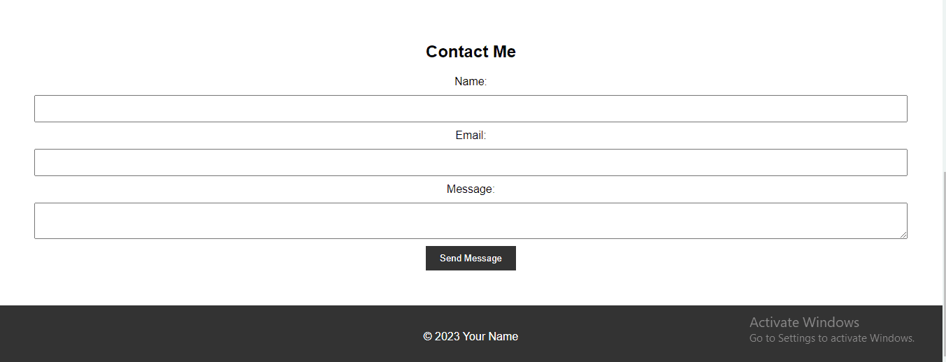 Personal Portfolio Website Using HTML , CSS , JavaScript With Source Code - CodeWithCurious
