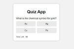 Quiz App Using HTML, CSS & JavaScript With Source Code - CodeWithCurious