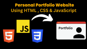 Personal Portfolio Website Using HTML , CSS , JavaScript With Source ...