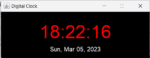 Digital Clock Using Java Swing With Source Code - CodeWithCurious