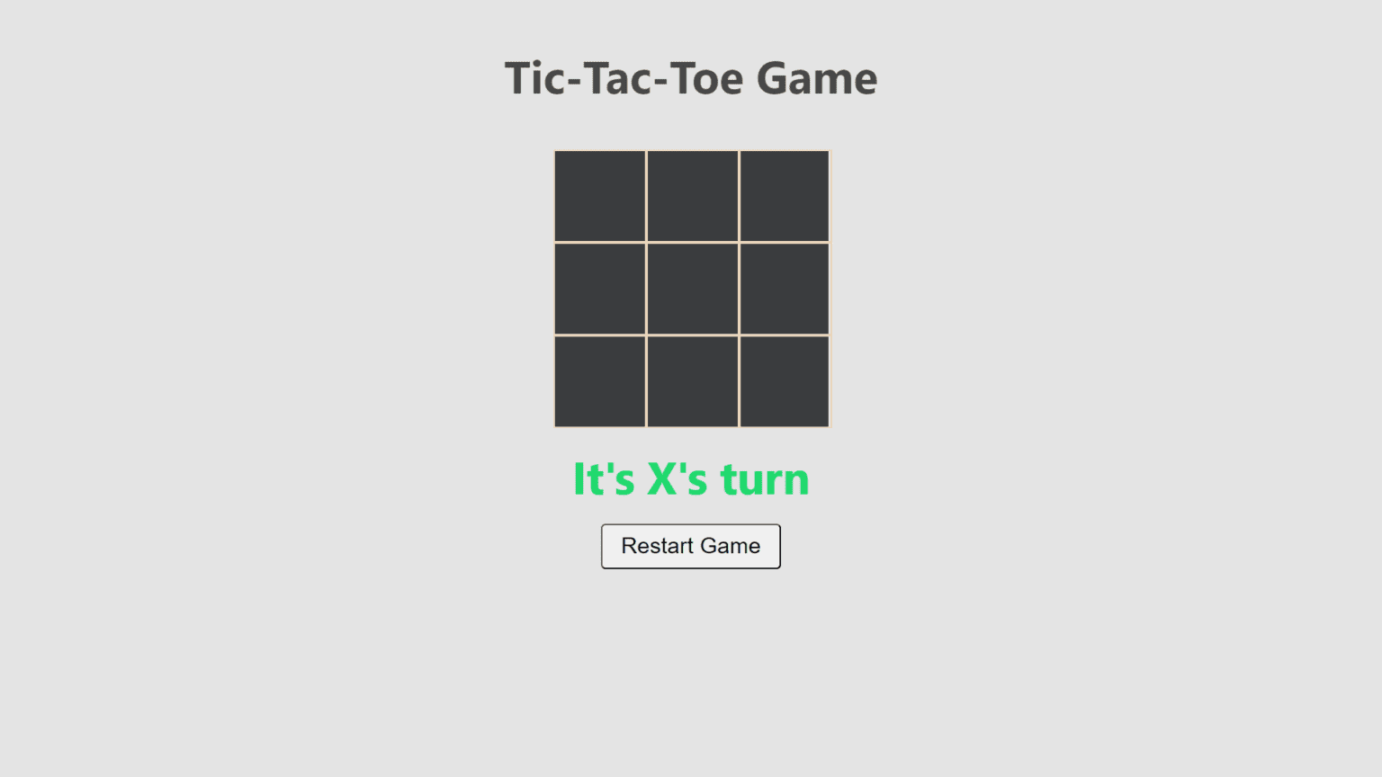 Tic Tac Toe Game Using Html Css And Js Codewithcurious