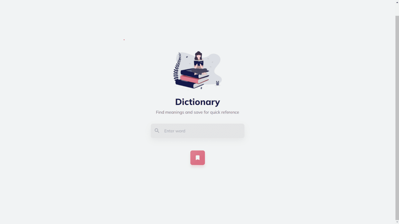 Dictionary App using ReactJs with Code -CodeWithCurious