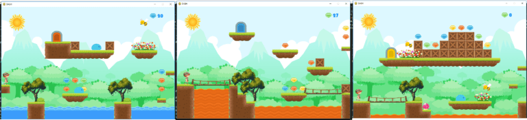 Jungle Dash Game Using Python With source code using Pygame - CodeWithCurious