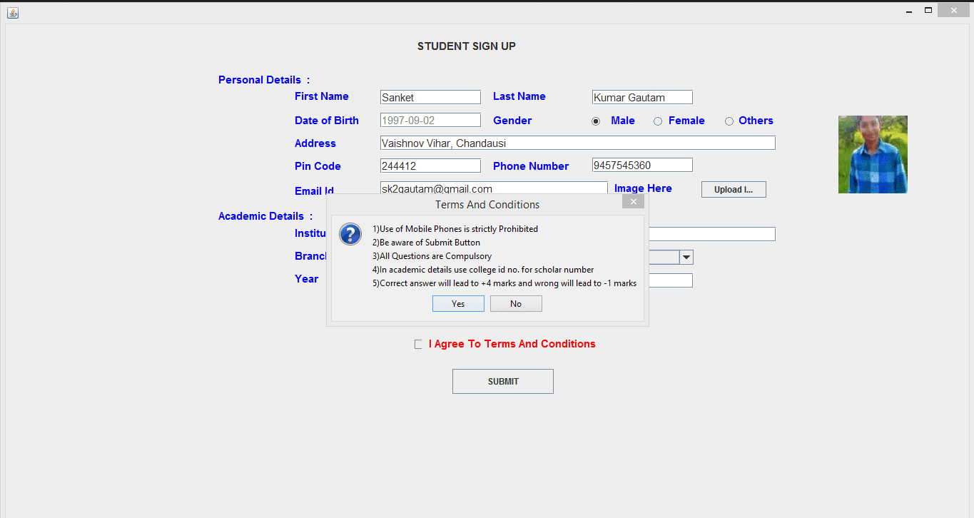 Online Examination System Using Java With Source Code Codewithcurious
