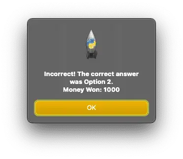 KBC Game Using Python With Source Code - CodeWithCurious