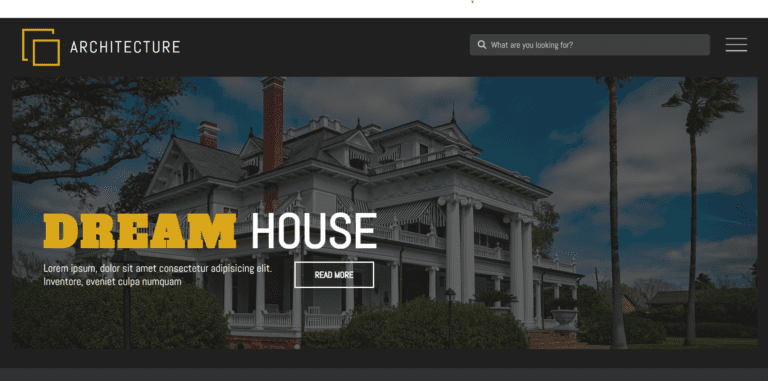 Architectural Website using HTML CSS and JavaScript - CodeWithCurious