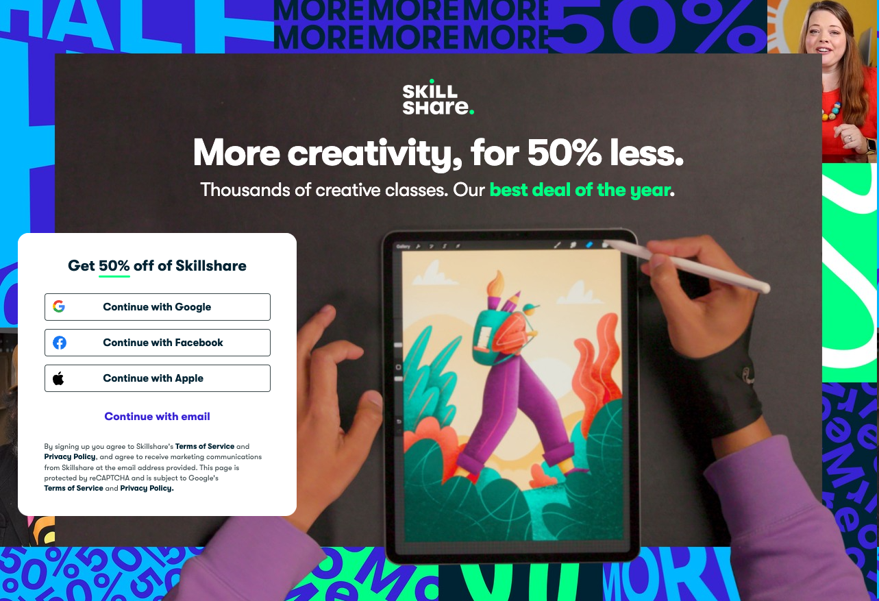 [50% OFF] SkillShare Coupon Code - SkillShare Promo Extra 1 Month