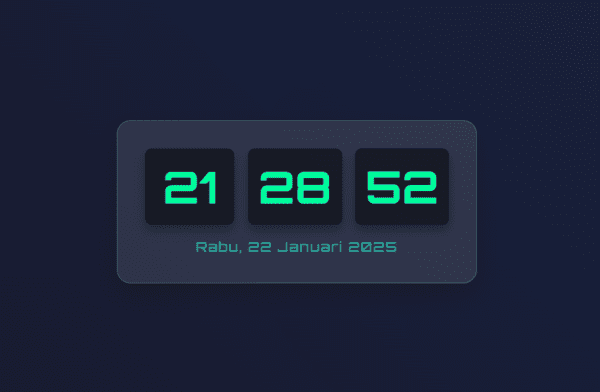 Digital Clock with HTML, CSS, and JavaScript - CodeWithCurious