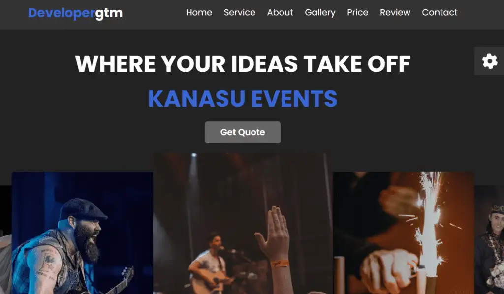 Event Organizers Website Using Html Css And Javascript Codewithcurious