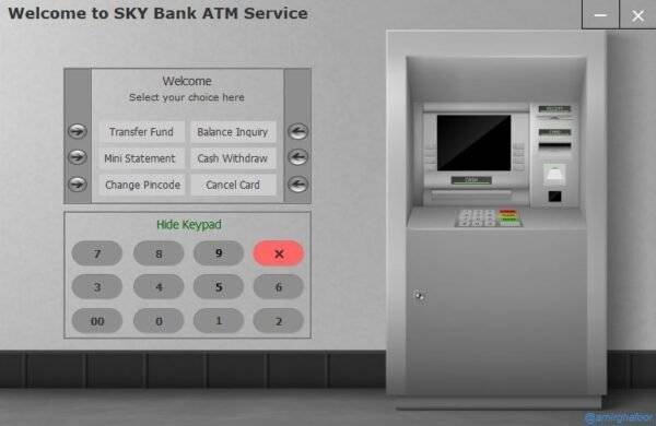 Bank Management System Using Java With Swinggui Codewithcurious