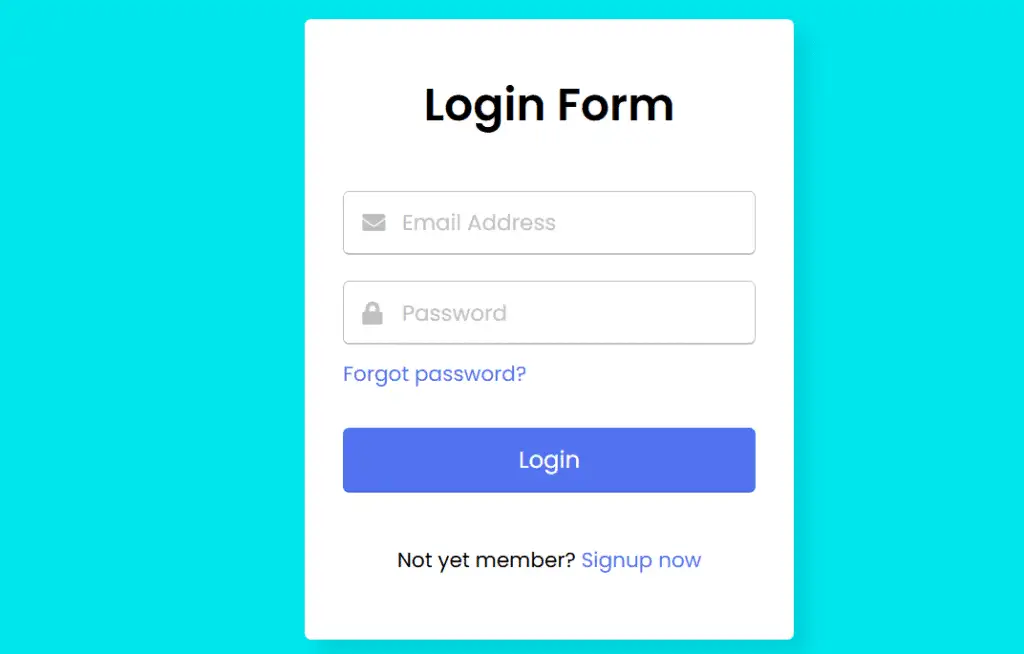 10+ Login & Signup Forms using HTML CSS JS (Modern + Stylish ...