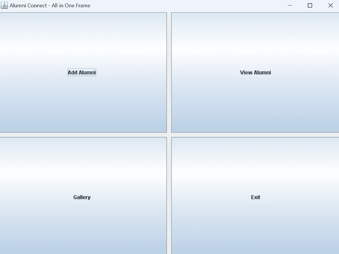 Alumni Management System in Java - CodeWithCurious