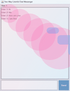 Chat Messenger Application in java - CodeWithCurious