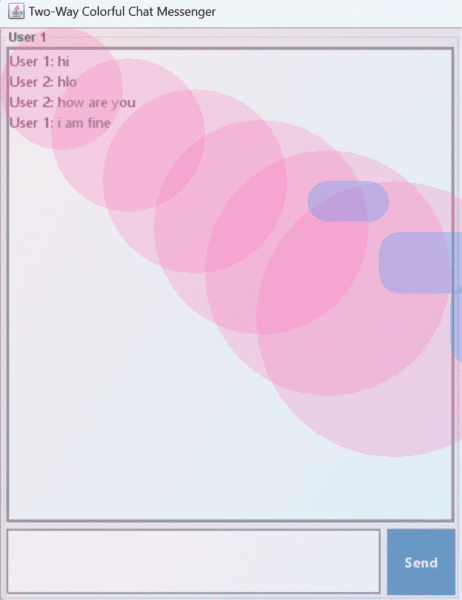 Chat Messenger Application in java - CodeWithCurious