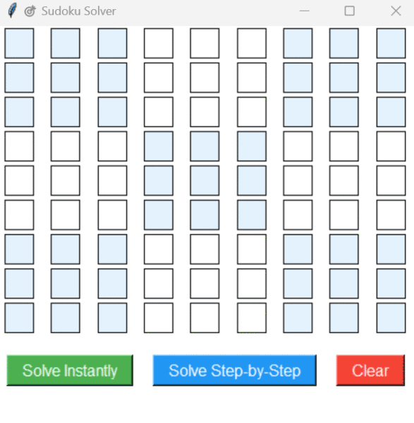 Sudoku Solver In Python Using Gui Codewithcurious